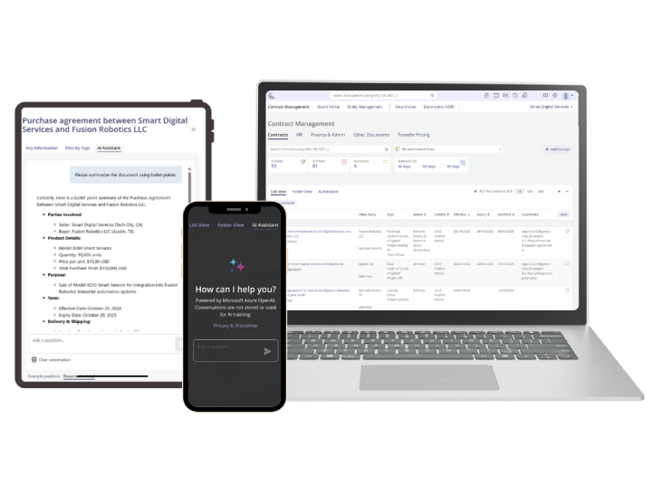 Business Contract Management and Cloud Contract Management Software